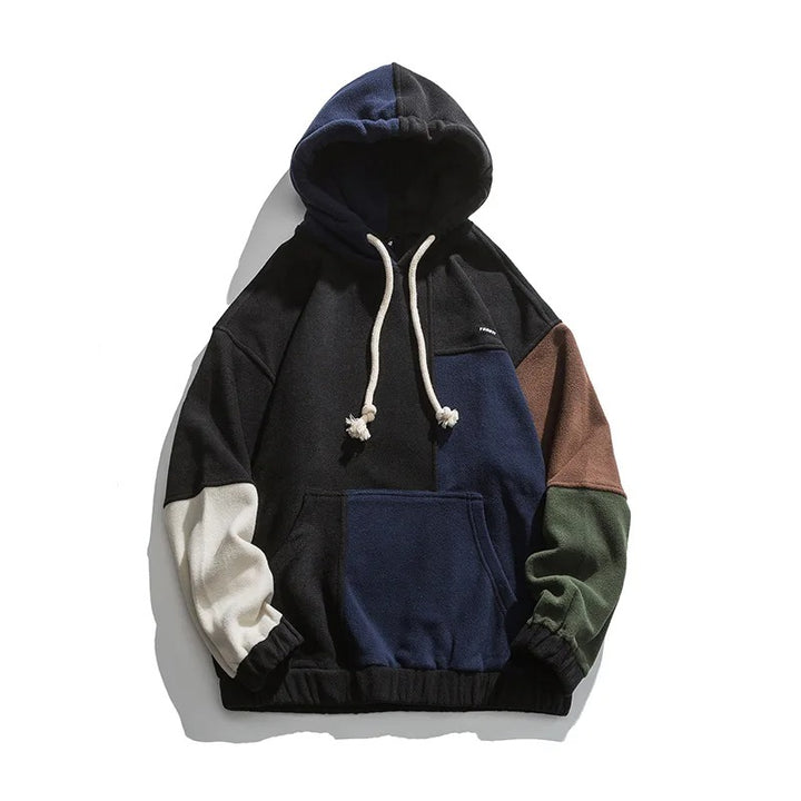 Bold Color Block Pullover Hoodie – Cozy Streetwear for Fall – The ...