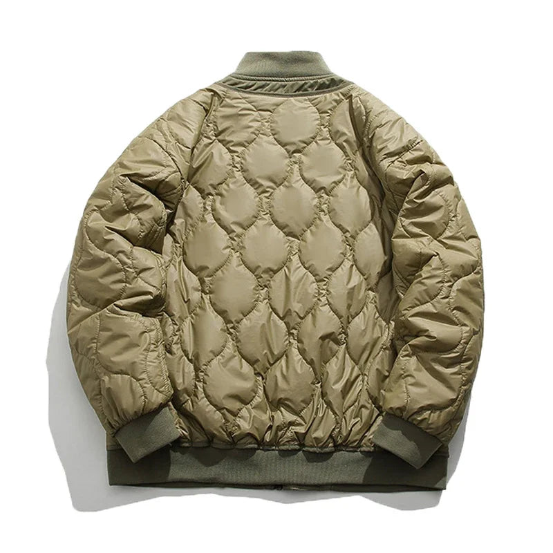 Quilted Thin Elegance Bomber Jacket – The Unrivaled Brand