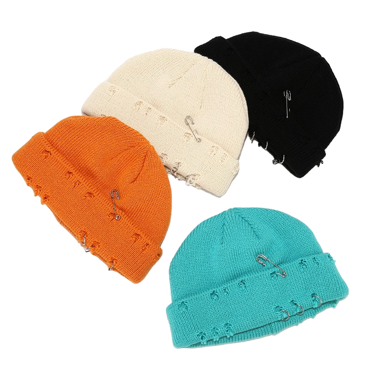 Knitted Distressed Beanie – The Unrivaled Brand